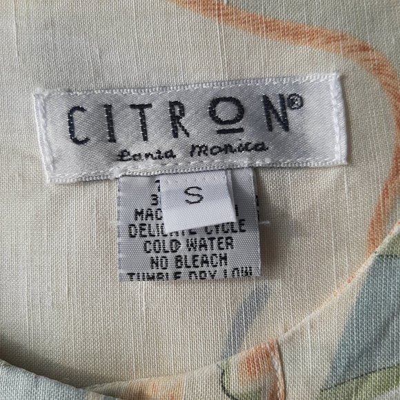 Citron | Tops | Citron Of Santa Monica Blouse Size Small | Poshmark